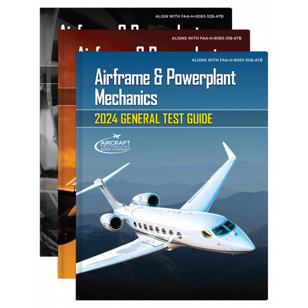ATBC - 2024 AMT / A&P Test Guide Bundle – Pilots HQ LLC.