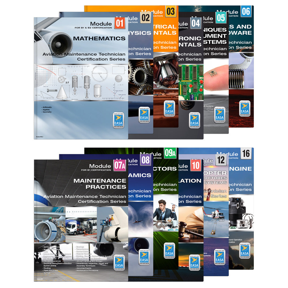 EASA B1.4 Helicopter / Piston Study Set – Pilots HQ LLC.