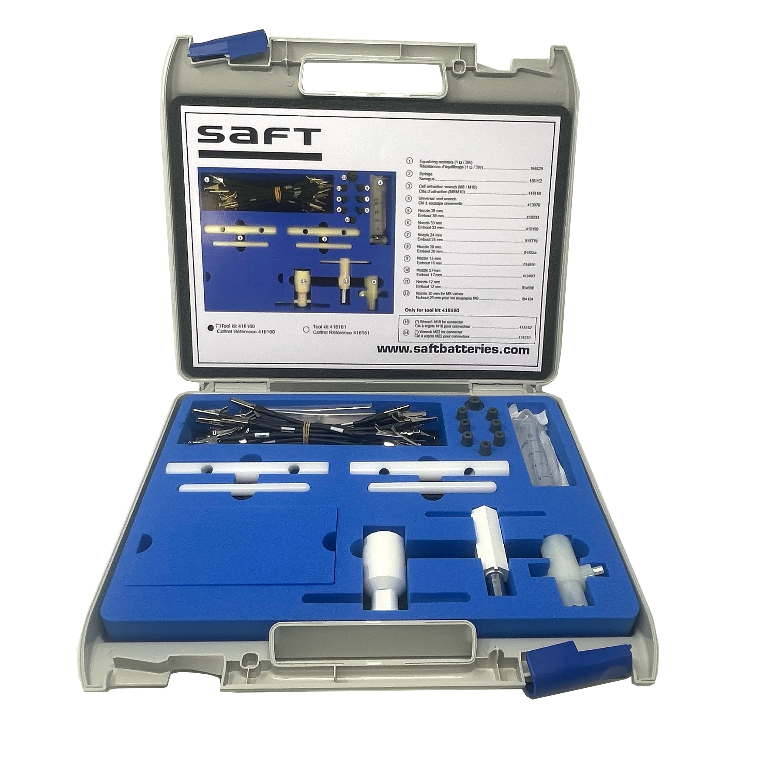Saft - BAC Type A Connector Ni-Cad Aircraft Battery Tool Kit | 416160 ...