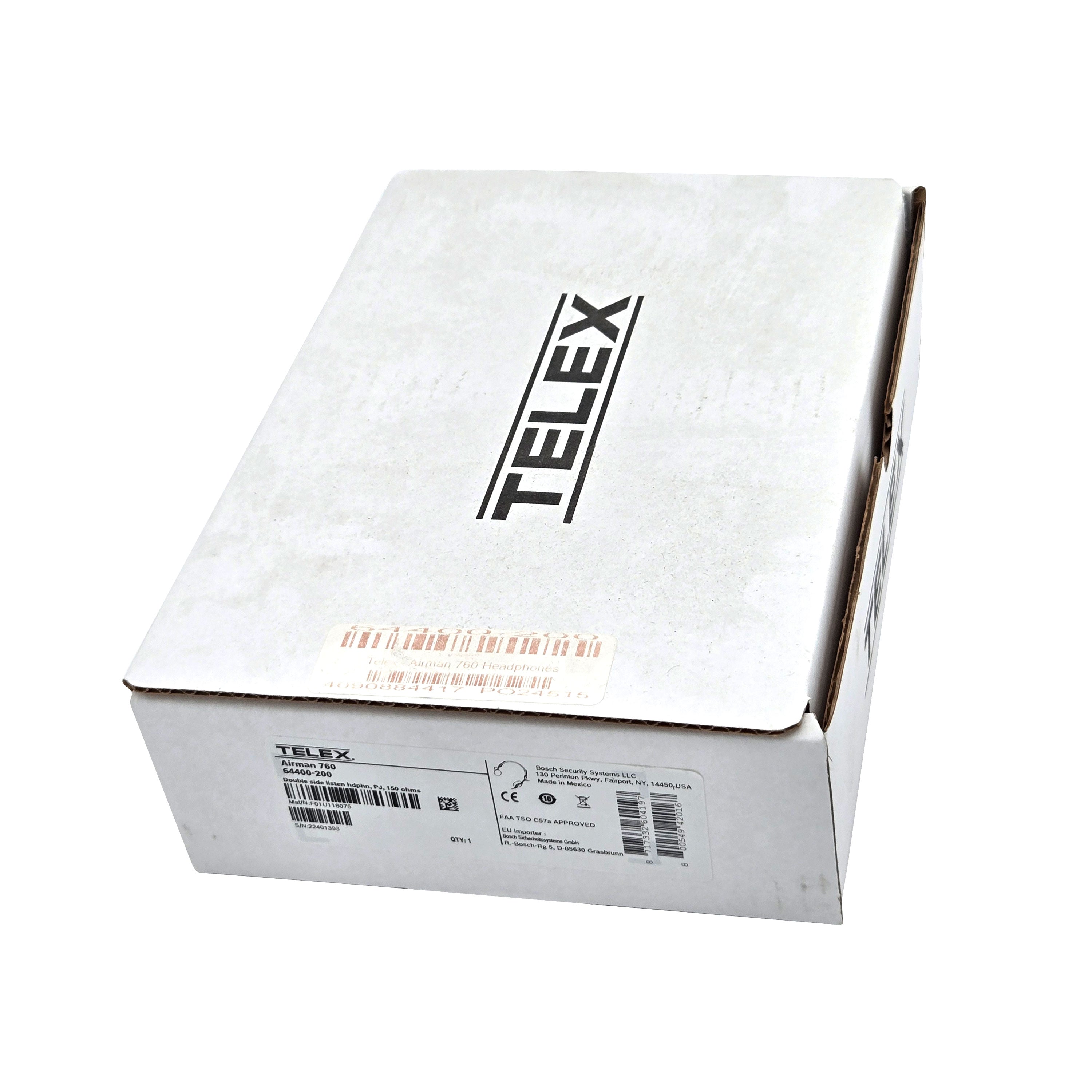 Telex Airman 760 Headphones 64400-200 – Lightweight Aviation Audio ...