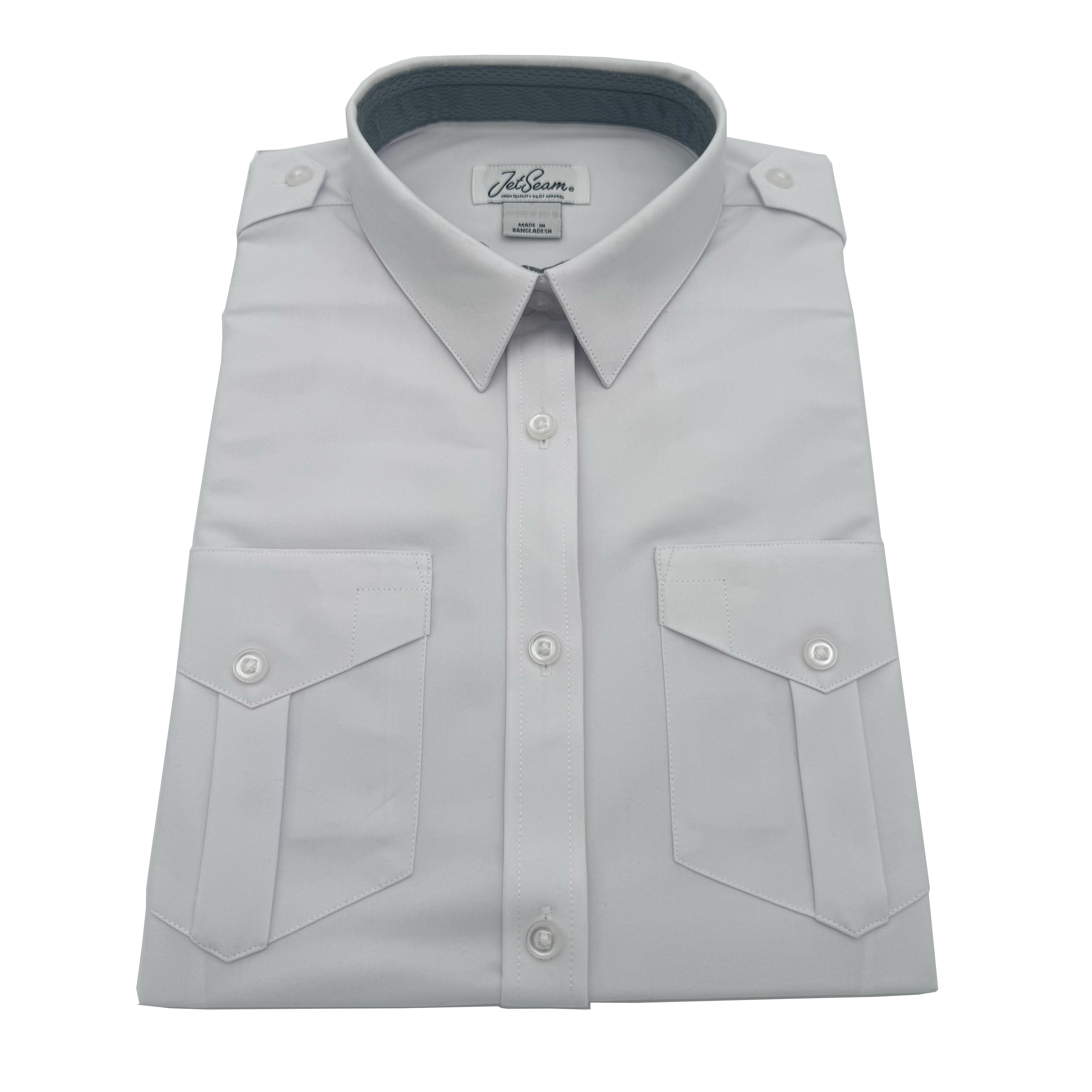JetSeam - Women's "White Label" Short Sleeve TALL Pilot Shirt – Pilots ...