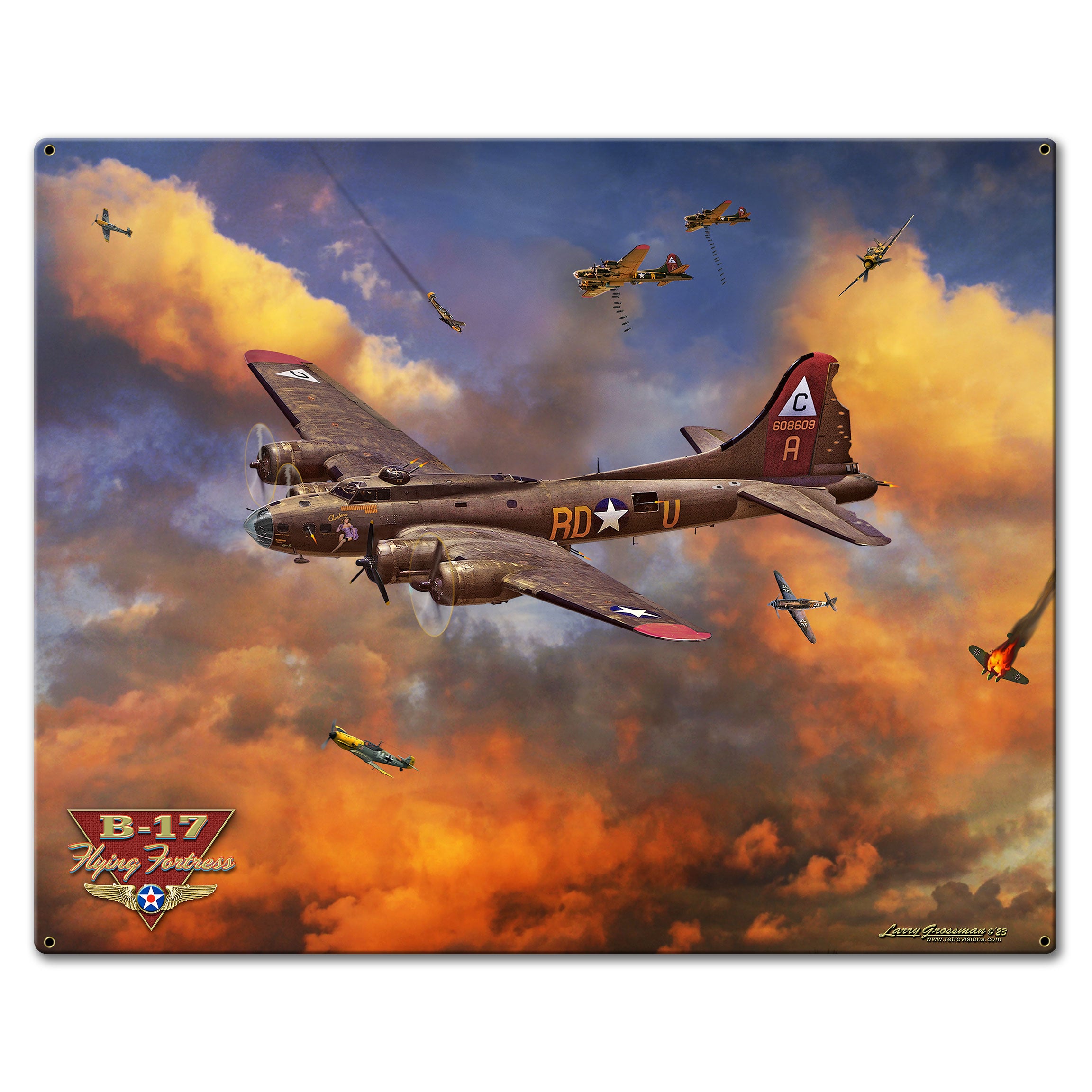 LGC422 - B-17 Flying Fortress Sign – Pilots HQ LLC.