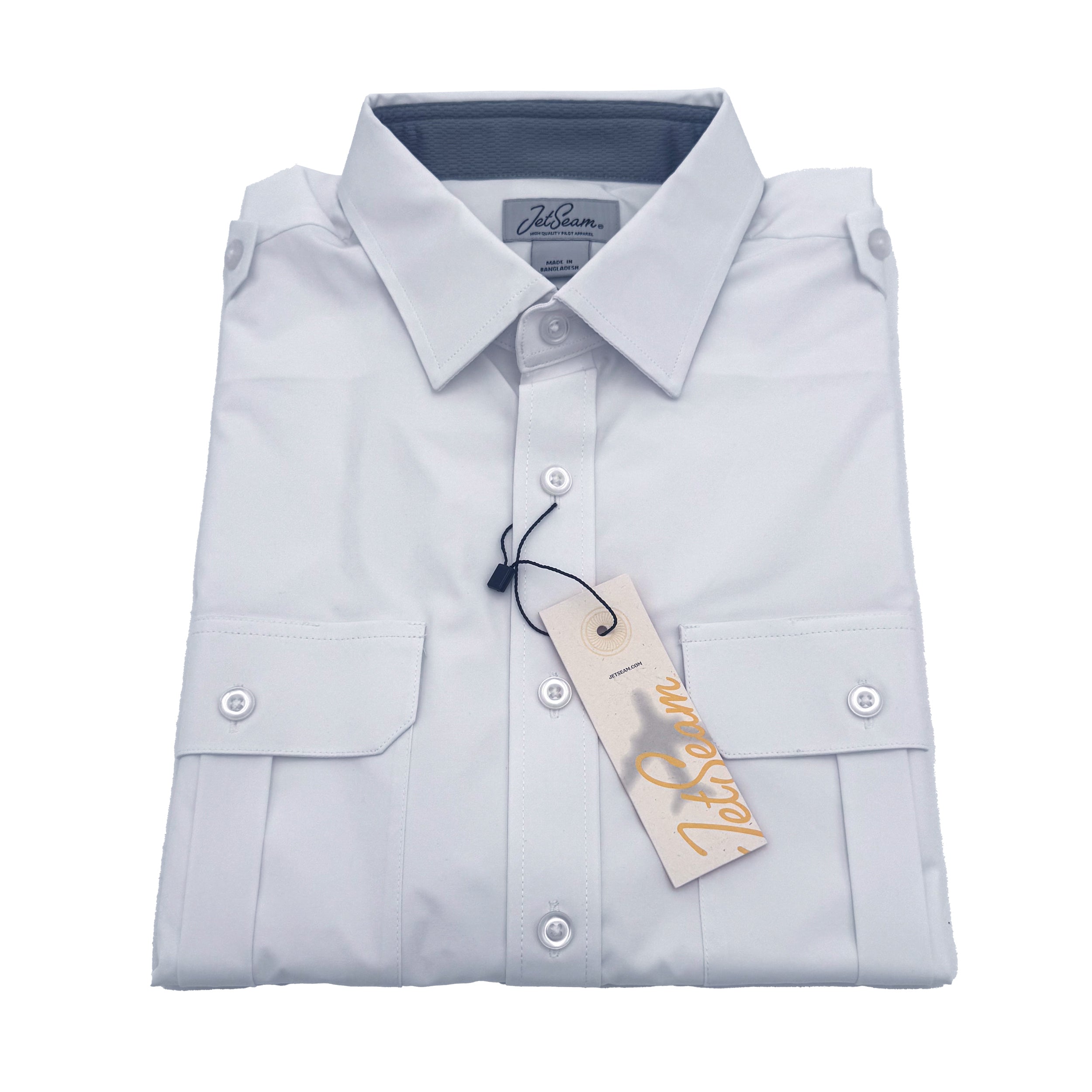 Men’s Pilot Shirt Silver Label Slim Cut Long Sleeve | JetSeam – Pilots ...