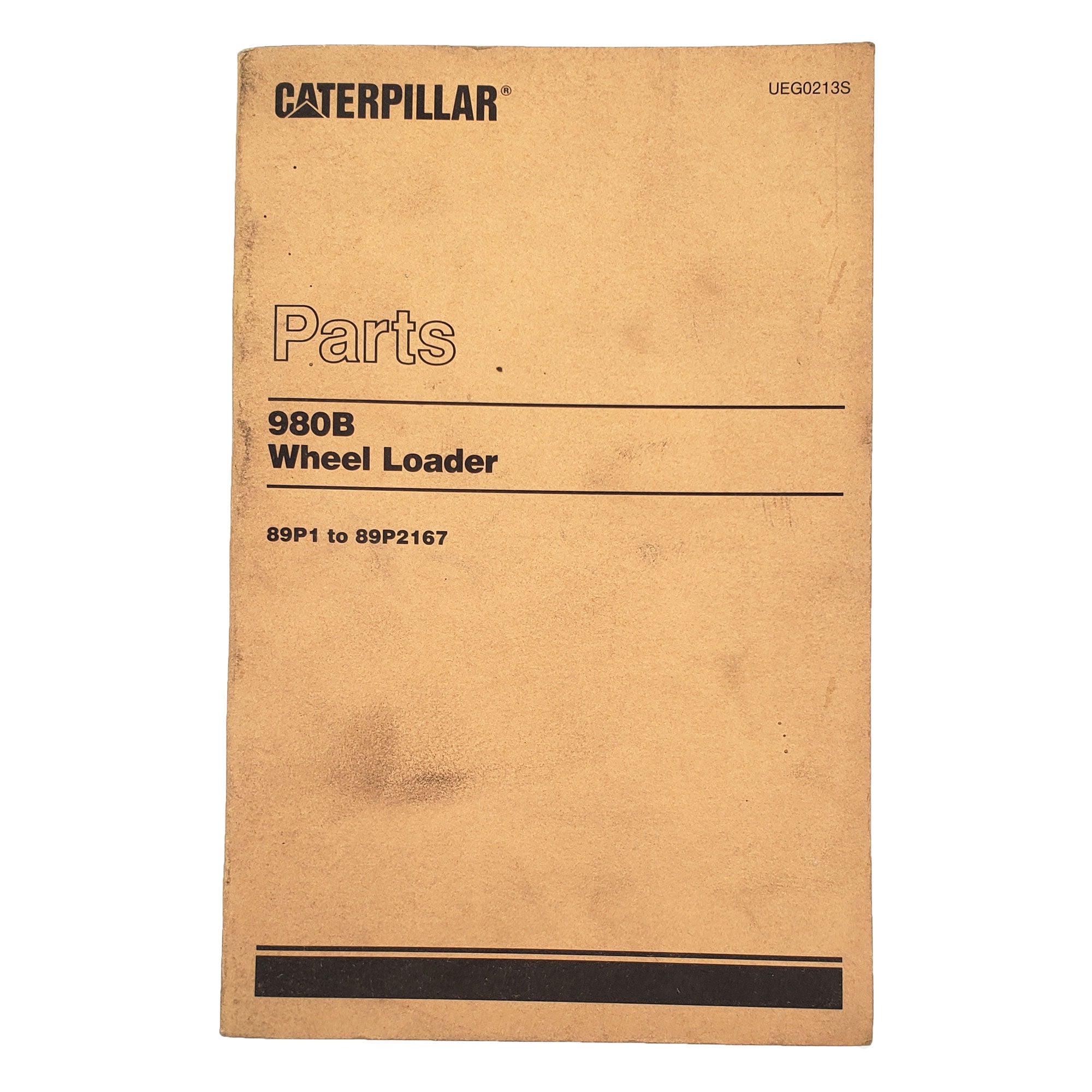 Cat Caterpillar 980B Wheel Loader 89P1-89P2167 Parts Manual Catalog ...
