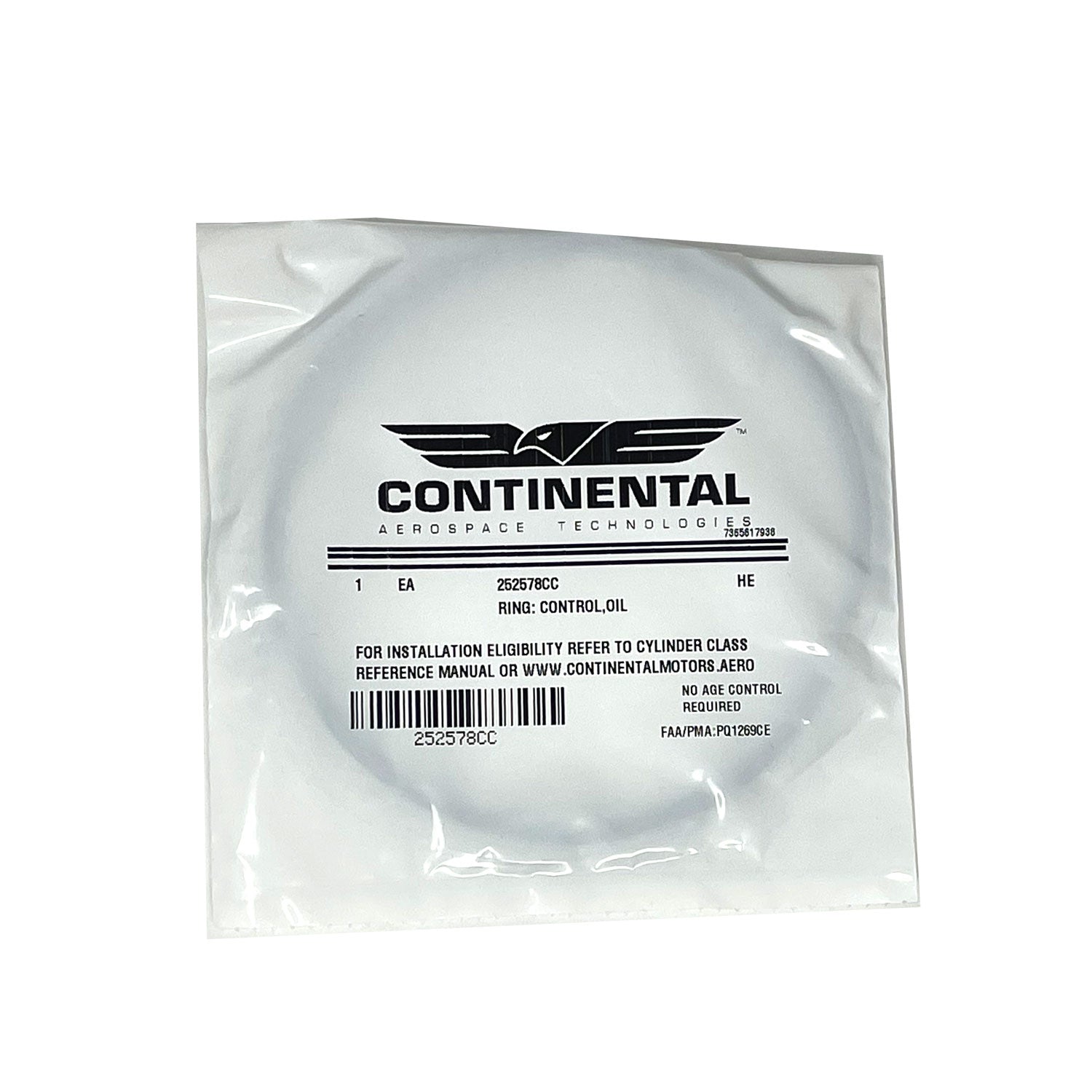 Continental - Lycoming Series Nickel Bores Compression Ring | 252578CC ...