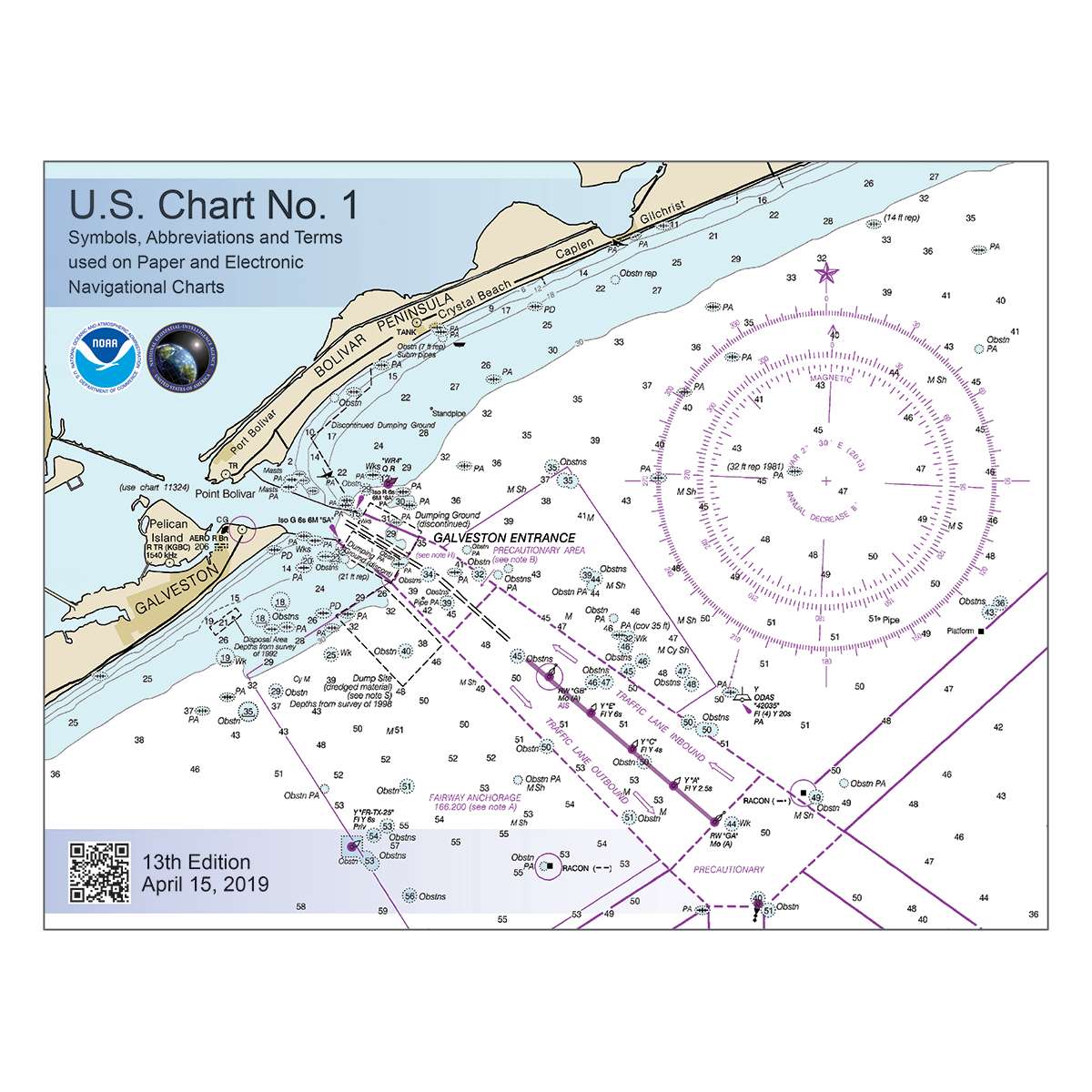 U.S. Chart No. 1: Symbols, Abbreviations and Terms used on Paper and E ...