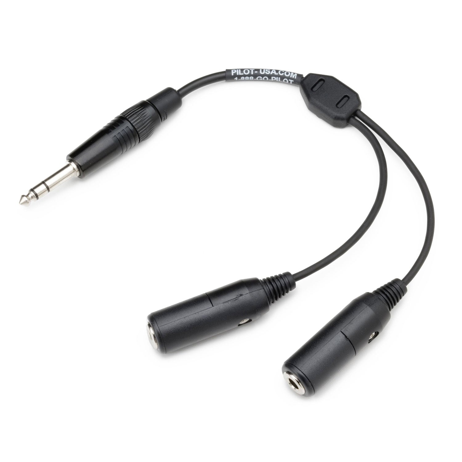 Pilot USA PA-91 GA Headset Adapter – Dual Plug to ¼″ Single – Pilots HQ ...