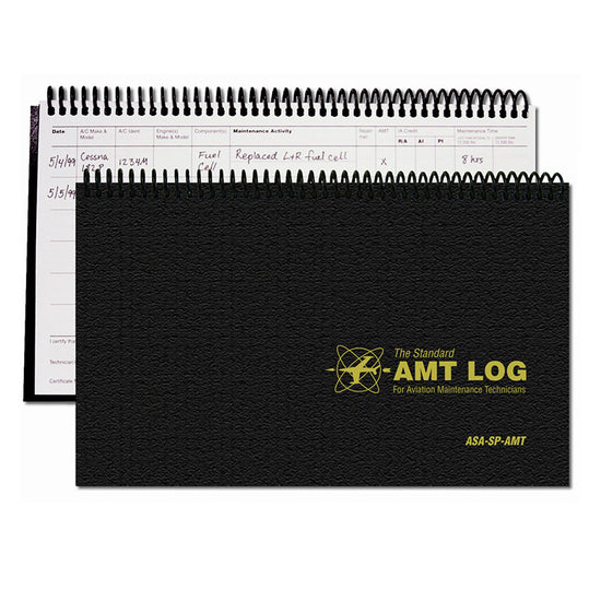 ASA - AMT Log Book - Spiral Bound – Pilots HQ LLC.